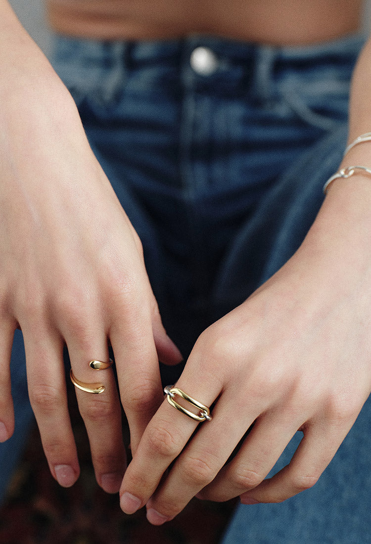 Fluid Ring 18K Gold – Kloto