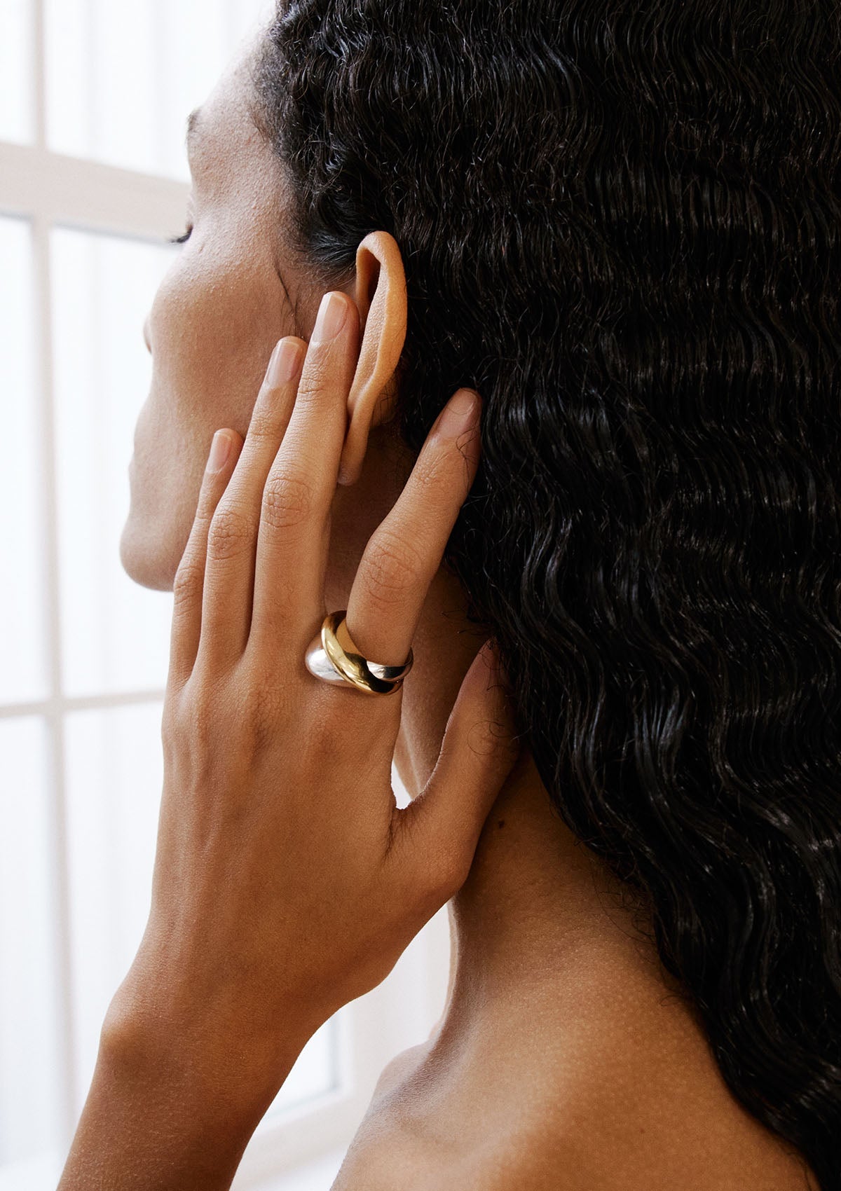 Geo Ring 18K Gold & Silver – Kloto