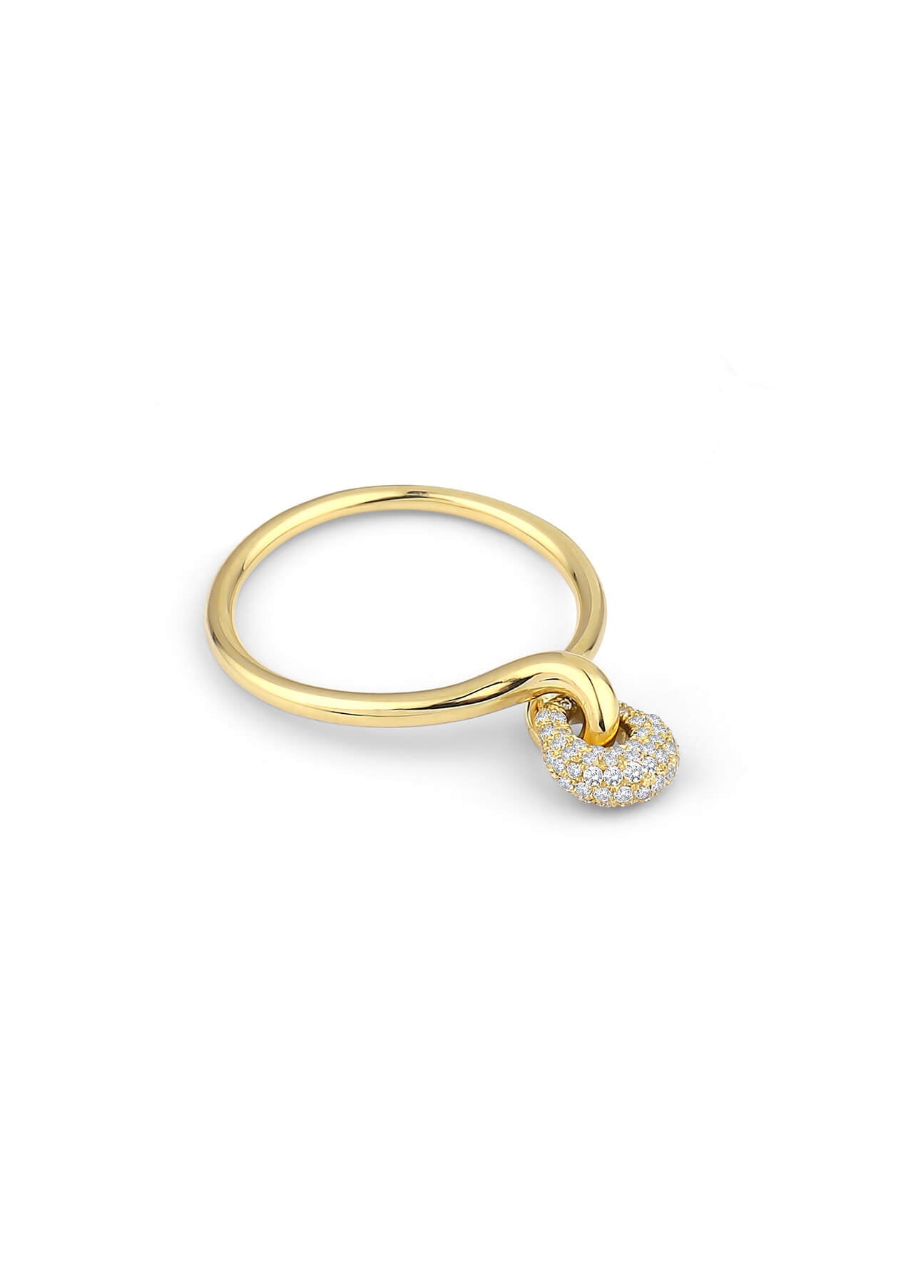 Drop Ring 18K Gold & Diamonds – Kloto