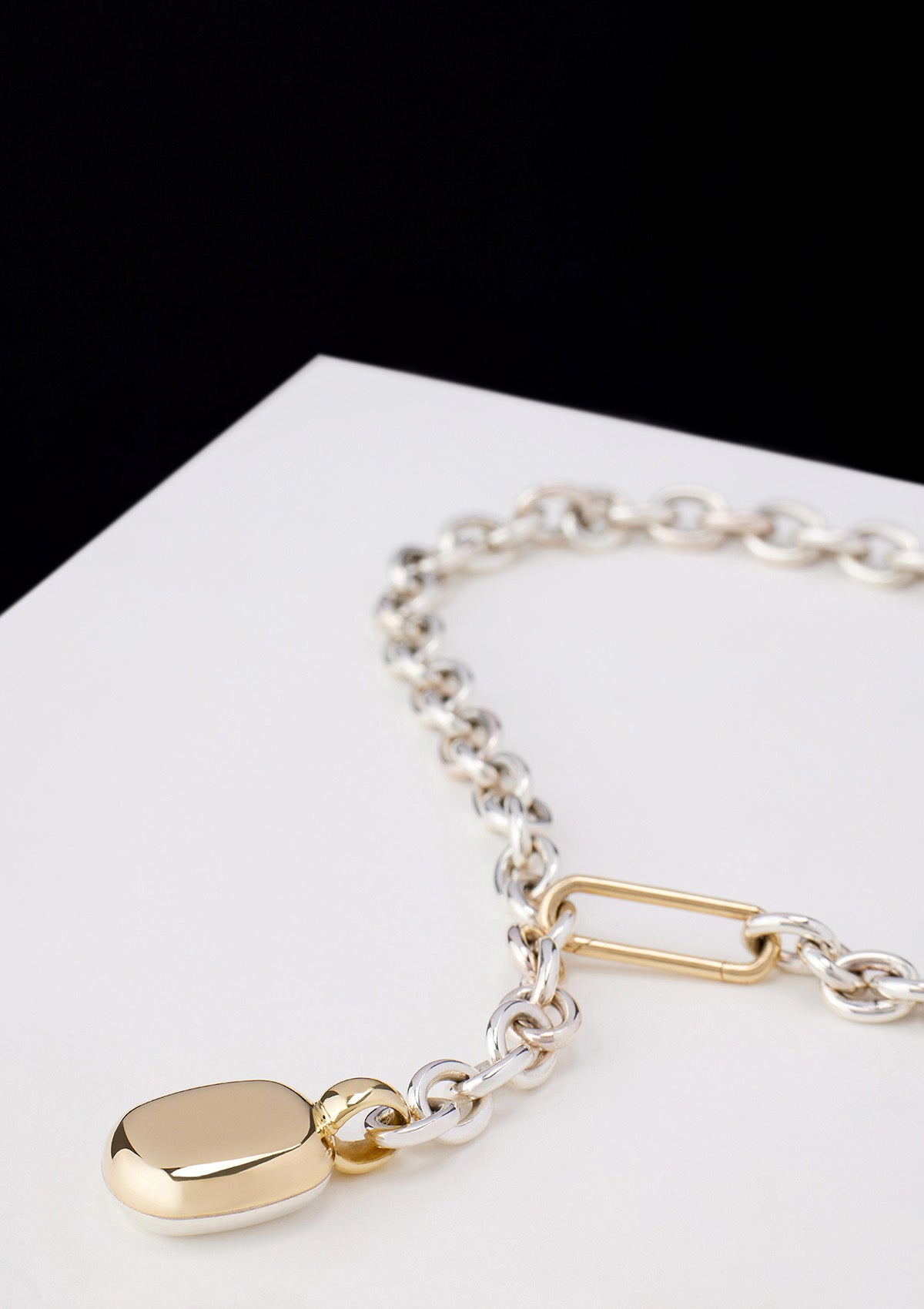 Mass Necklace 18K Gold & Silver – Kloto